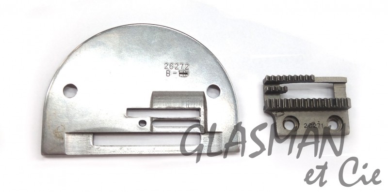 Ensemble giffe et plaque à aiguille pour pfaff 134